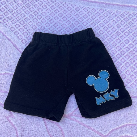 Bottoms | Disney Mickey Mouse Boys Shorts Black Mky Size 2t | Poshmark
